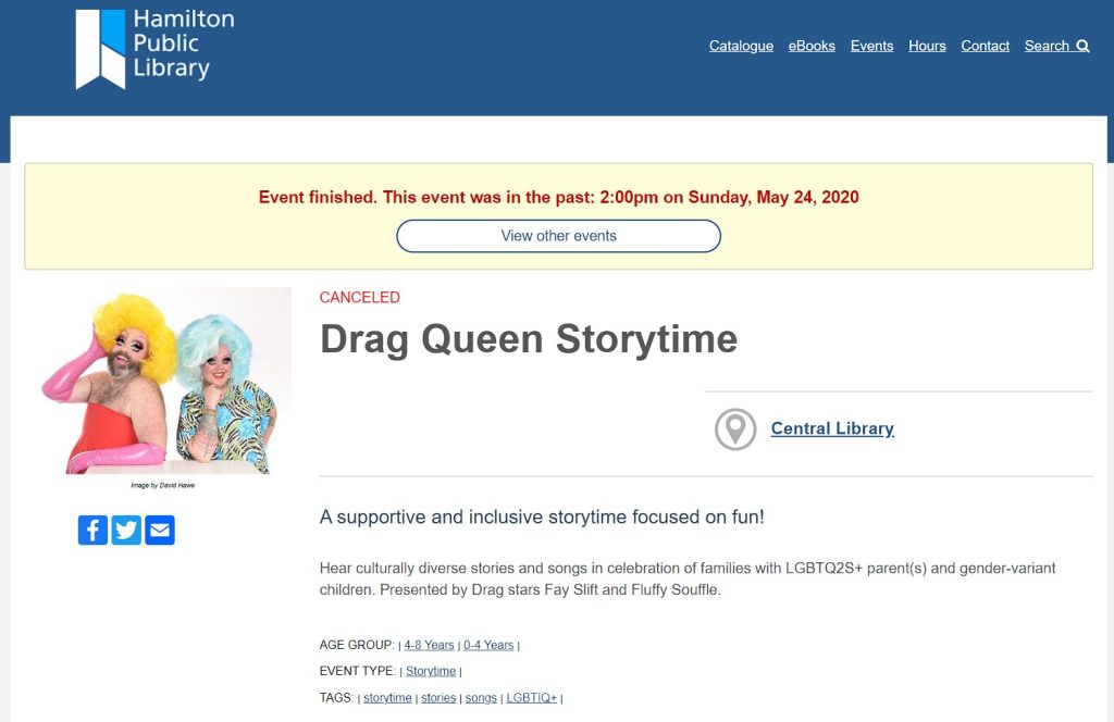 W Hamilton drag queens czytają dzieciom do lat 4 - Goniec